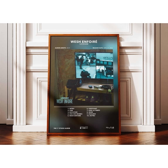 GATEGOO Poster Wesh Enfoiré Lesram Album Poster | Lesram Album Poster ...