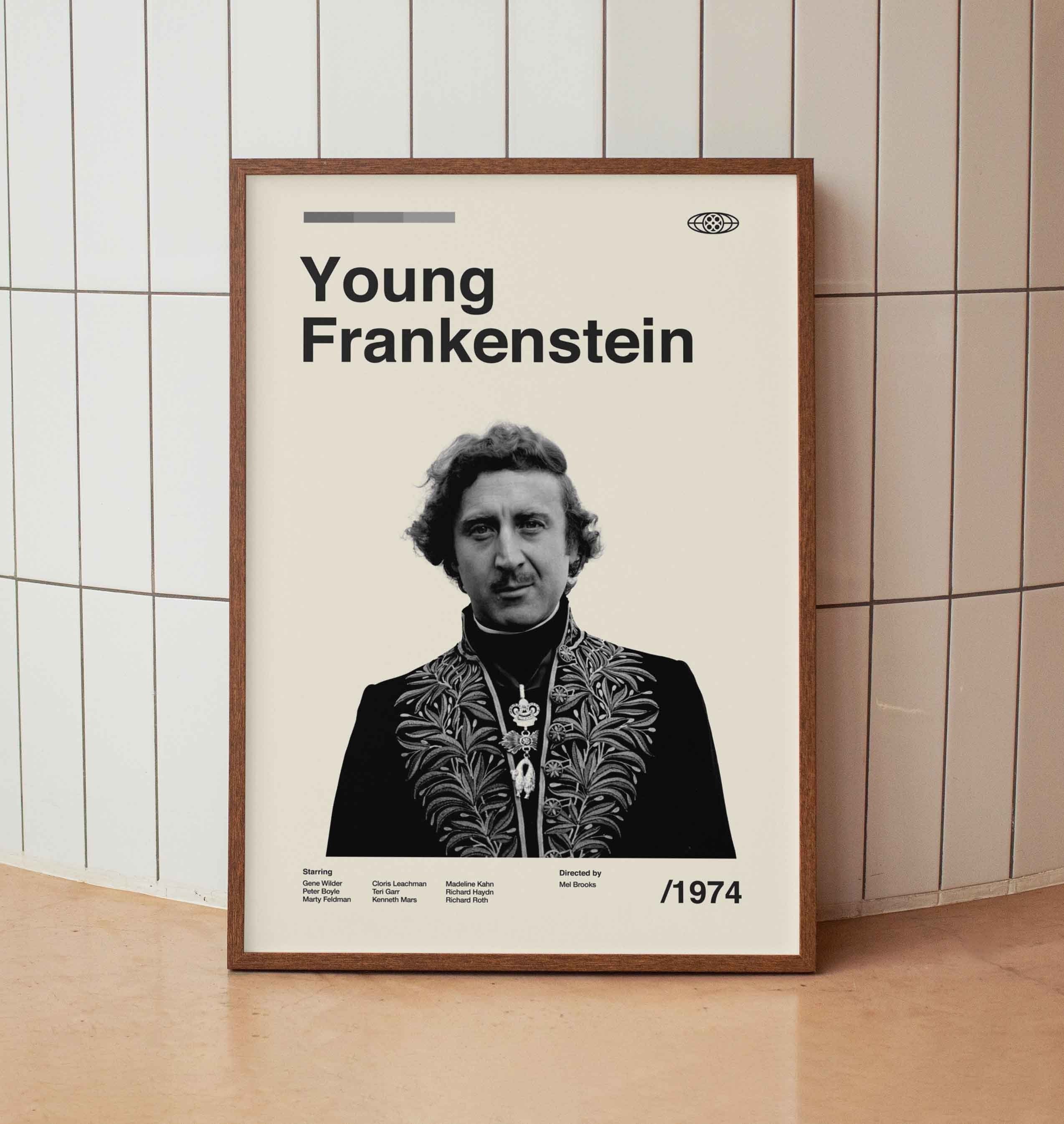 GATEGOO Poster Young Frankenstein Vintage Movie Poster - Mel Brooks ...