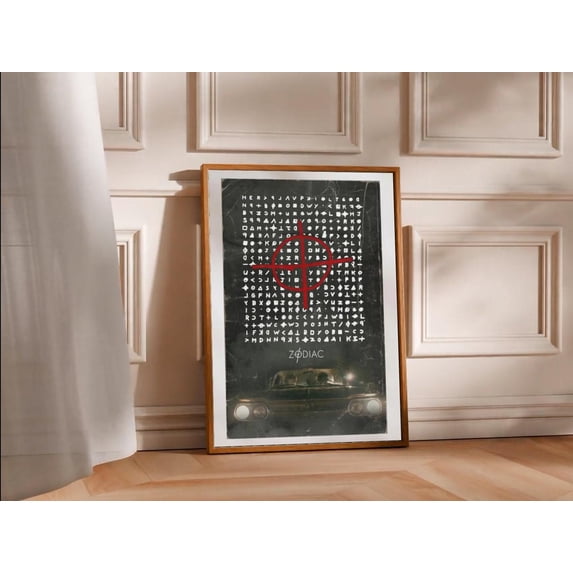 GATEGOO Poster Zodiac Inspired Art Print David Fincher Poster Zodiac ...