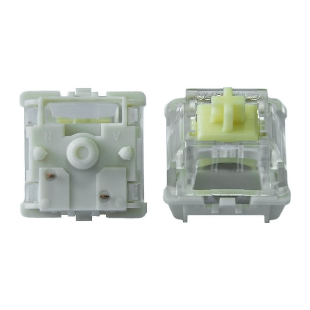 GATERON Jupiter Banana Keyboard Switches, Tactile 59gf RGB LED 5 Pin ...