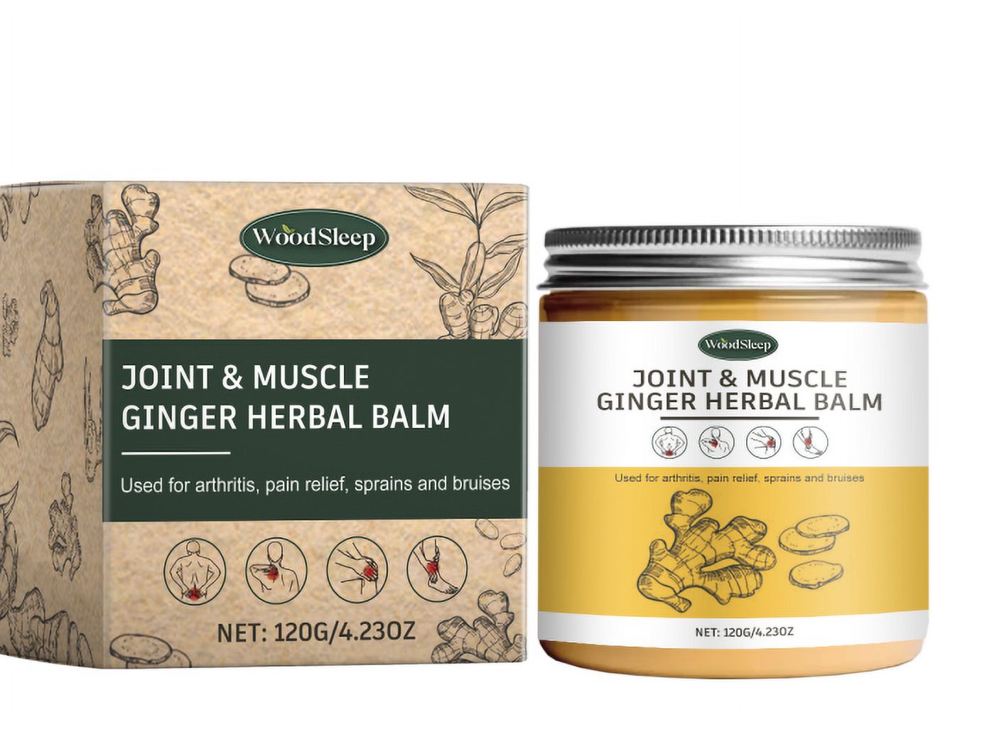 GATIK Personal Skin Care Gingergrass Ointment For Joint Sprains And ...