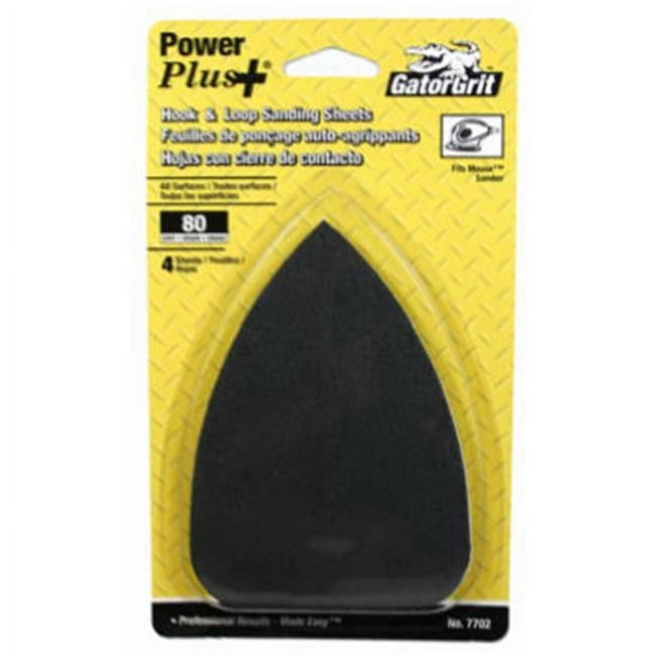 GATOR 7701 Mouse Sandpaper Mouse 5" L X 3-1/2" W 120 Grit Zirconium ...