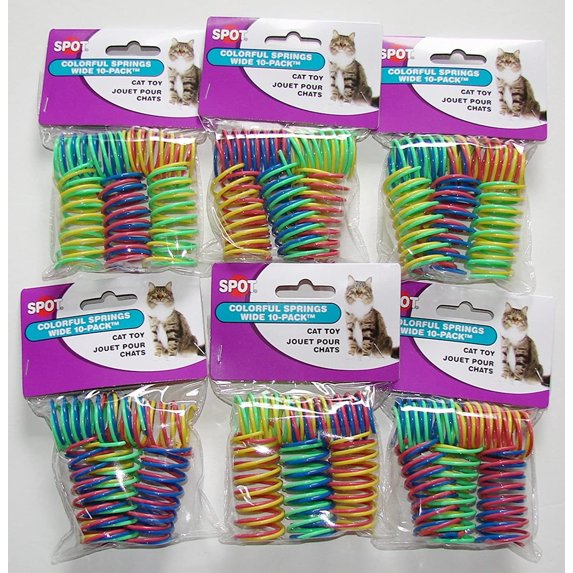 GATROPOD 6-Pack Pet Colorful prings Cat Toys Toys per Pack - Walmart.com