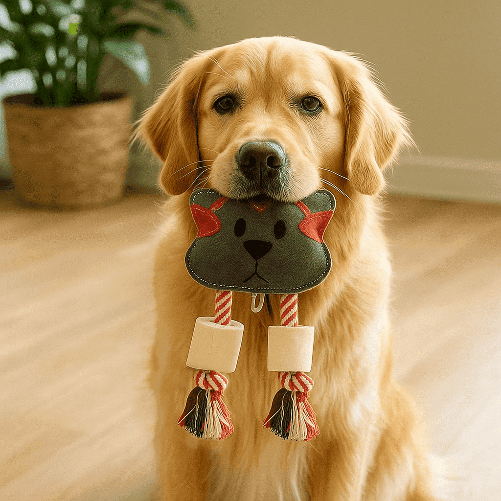 GATROPOD Animal uede and Rope Chew Toy for Dogs and Cats - Walmart.com