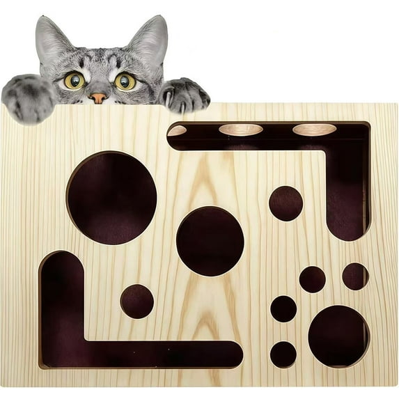 GATROPOD Cat Nail File cratch Enrichment Box,Cat cratch Puzzle ...