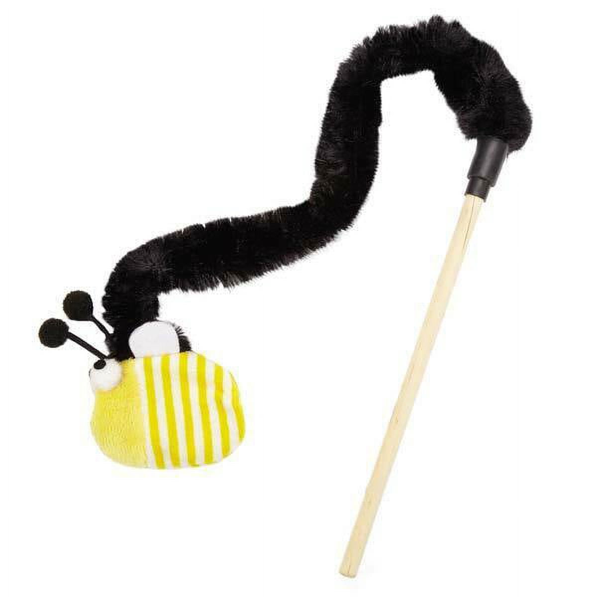 GATROPOD Cat Toys Interactive Chase Pounce Pick Fun Bee Wand Crinkle ...
