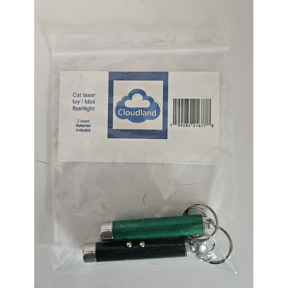GATROPOD Cloudland Laser Pointer & Mini Flashlight 2-Piece Cat Toy (2 ...