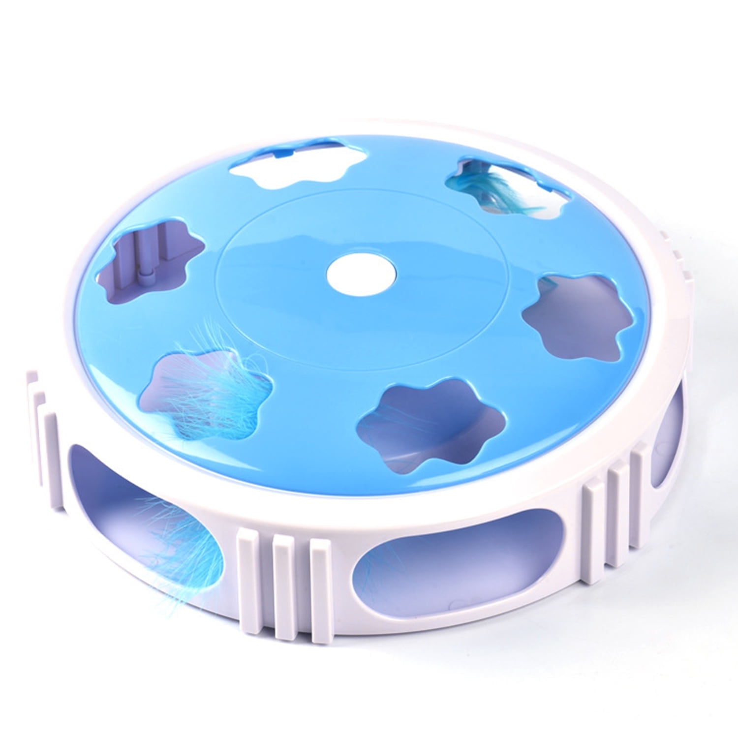 GATROPOD Interactive Cat Maze Toy Box with LED Lights & Auto-Rotation ...