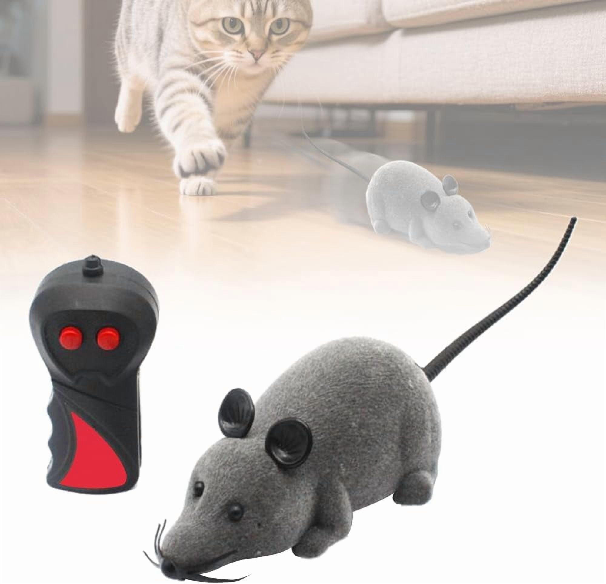 GATROPOD Remote Control Mouse Cat Toy - Rechargeable Interactive Fake ...