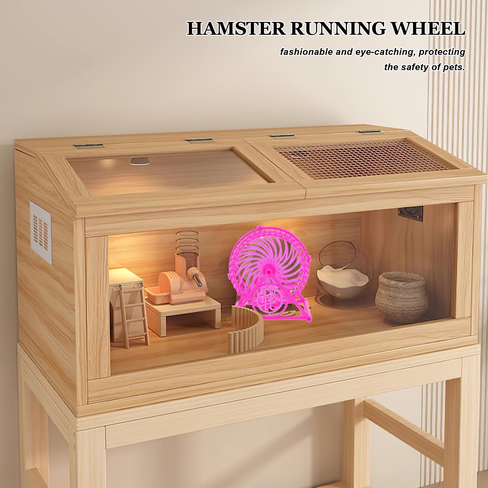 GATROPOD mall Pet Cat Exercise Wheel AB Rosy Anti-Foot tuck Toy for ...