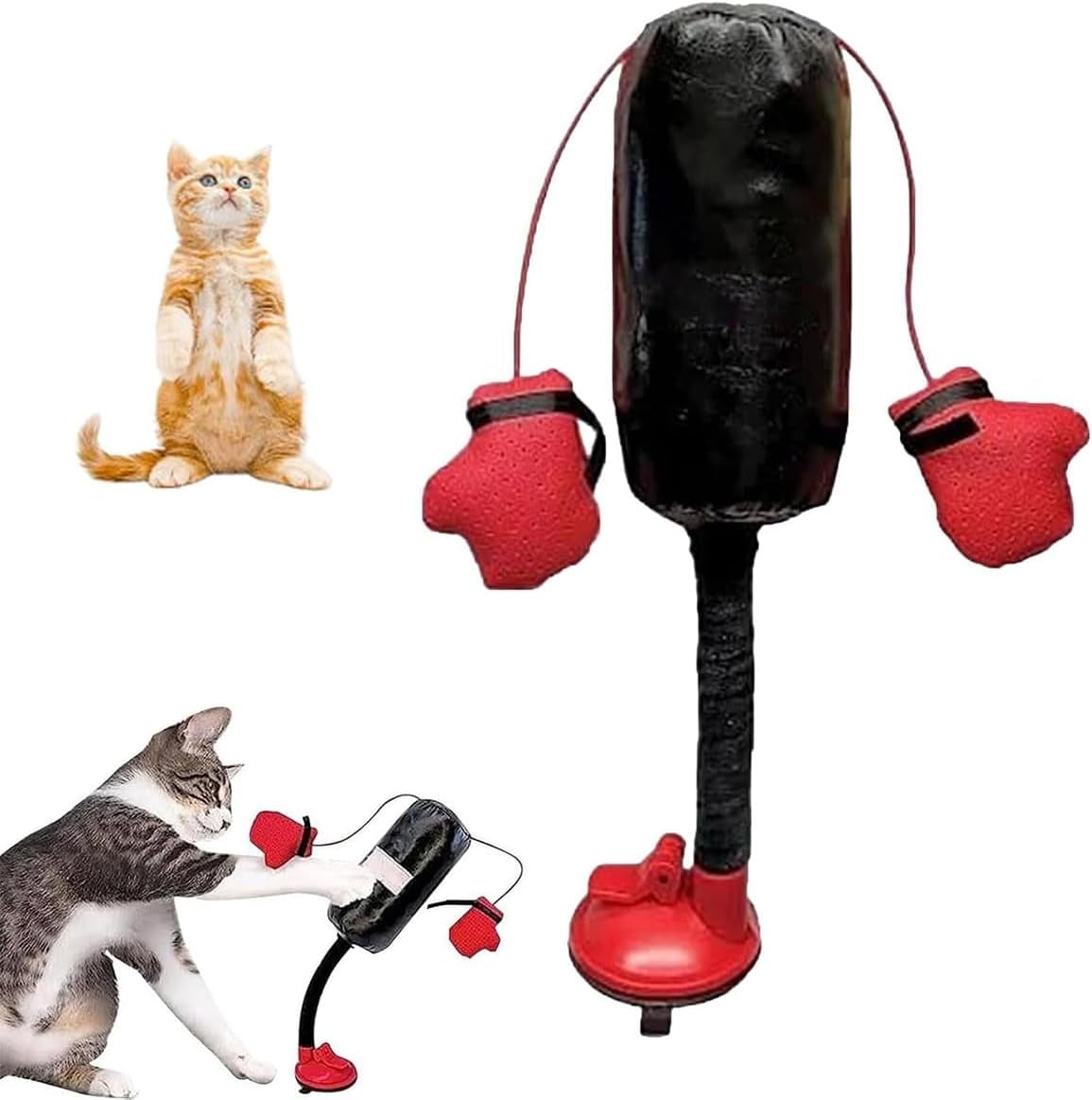 GATROPOD pcs，Cat Boxing Toy - Interactive Cat Boxing Toy Punching Bag ...