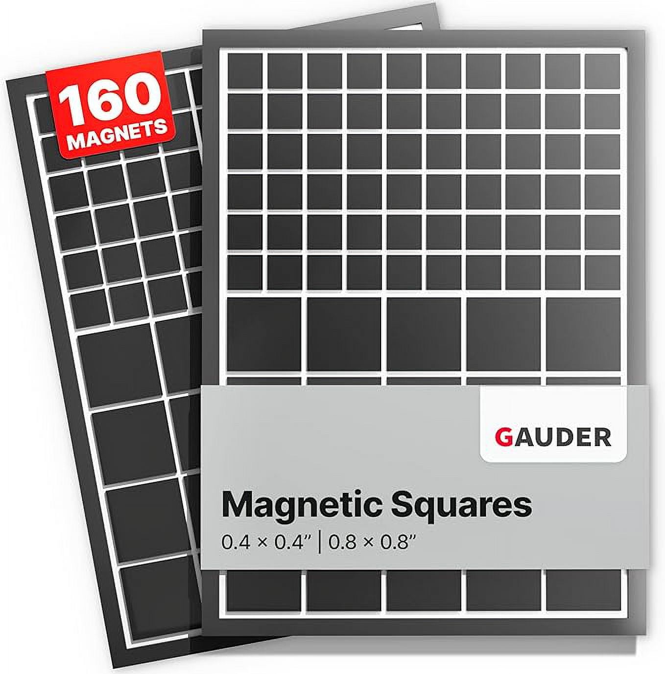 GAUDER Magnetic Squares Self Adhesive | Flexible Sticky Magnets ...