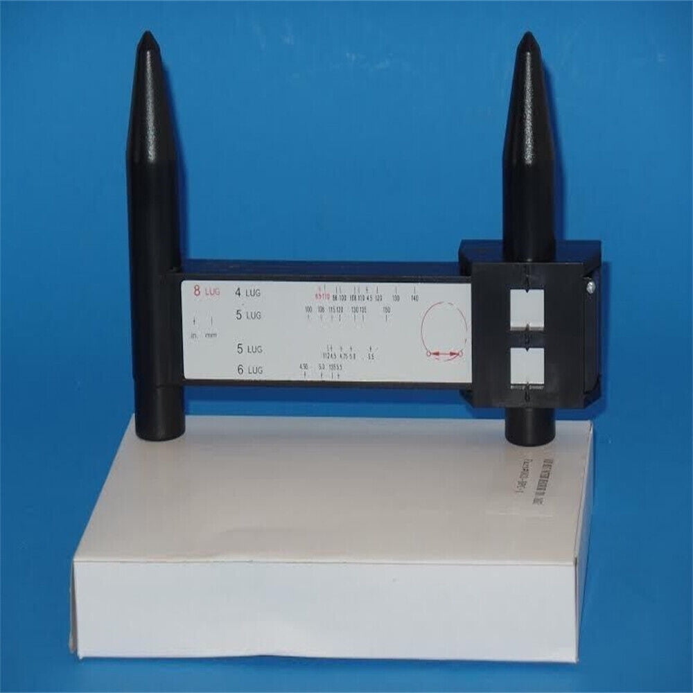 GAUGE 4 5 6 8 LUG PCD RULER WHEEL RIM BOLT CIRCLE PATTERN SLIDING ...
