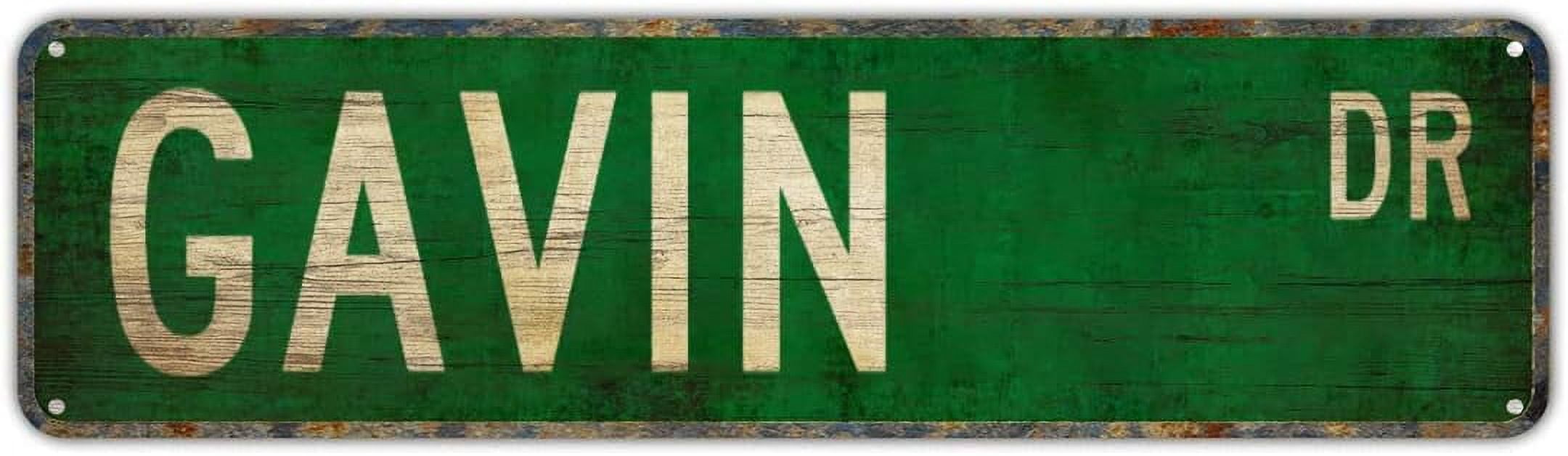 GAVIN DR Vintage Signs Retro Tin Signs Art Plaque Aluminum Sign for ...