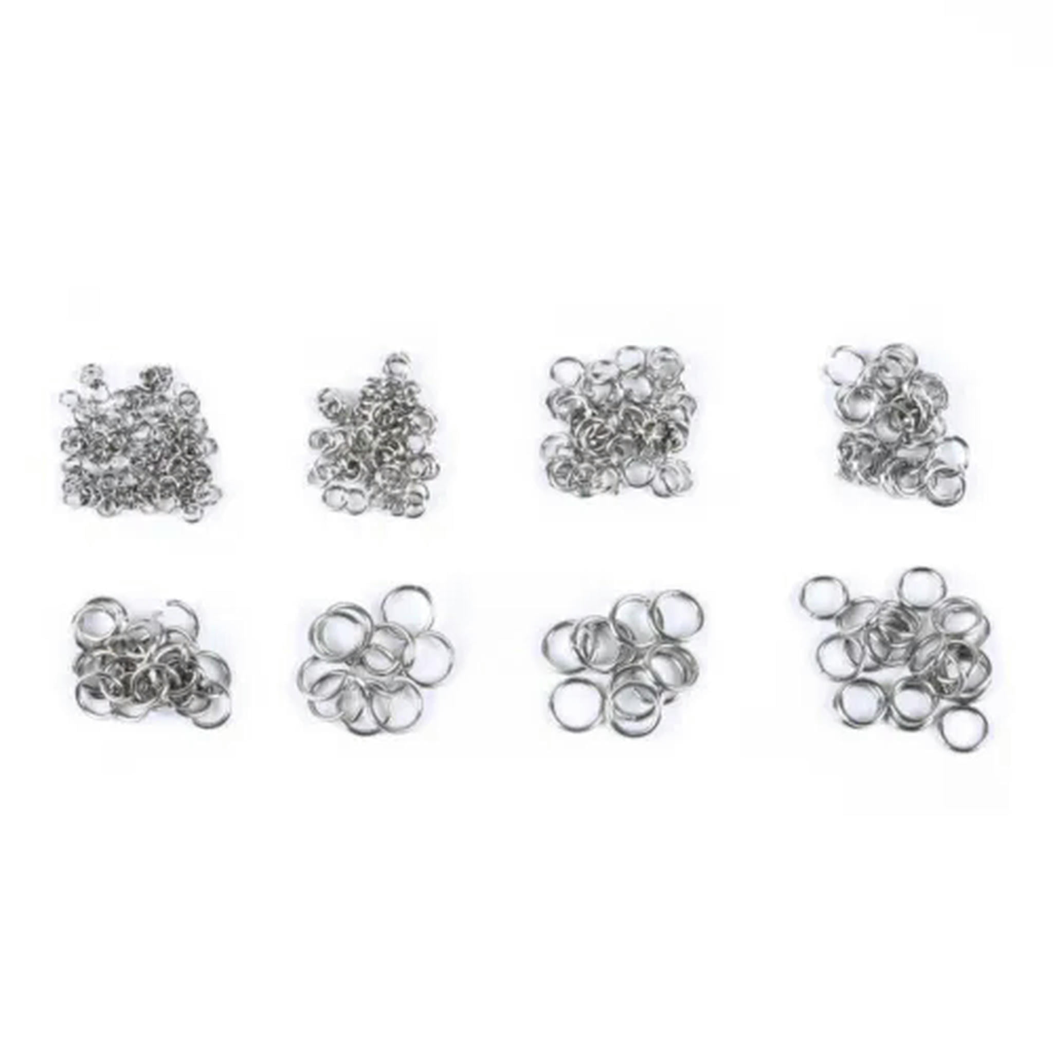 GAVONO 100pcs Stainless Steel Loop Open Jump Rings DIY Connectors ...