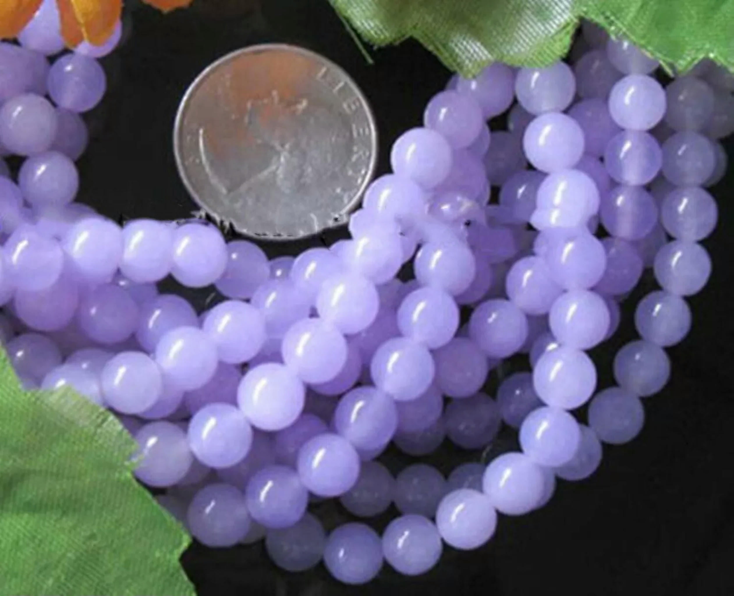 GAVONO 8mm Natural Alexandrite Round Loose Beads Gemstones 15" AAA ...