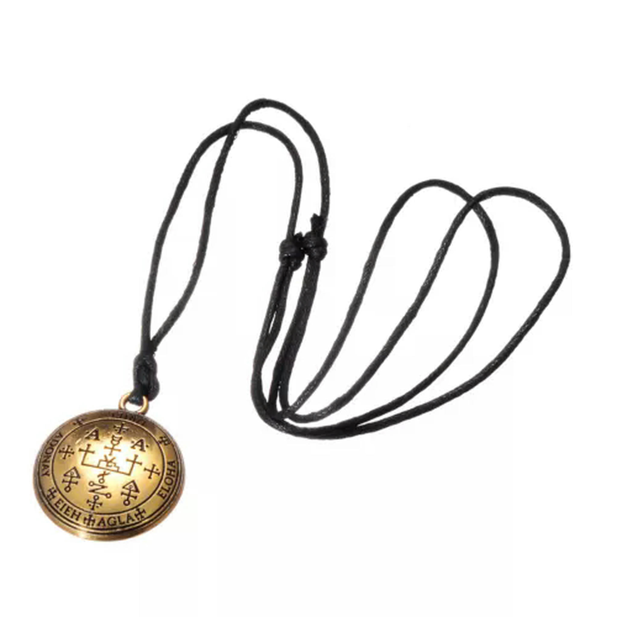 GAVONO Ancient Amulet Gothic Sigil of Archangel Uriel Key of Solomon Talisman Necklace - Walmart.com