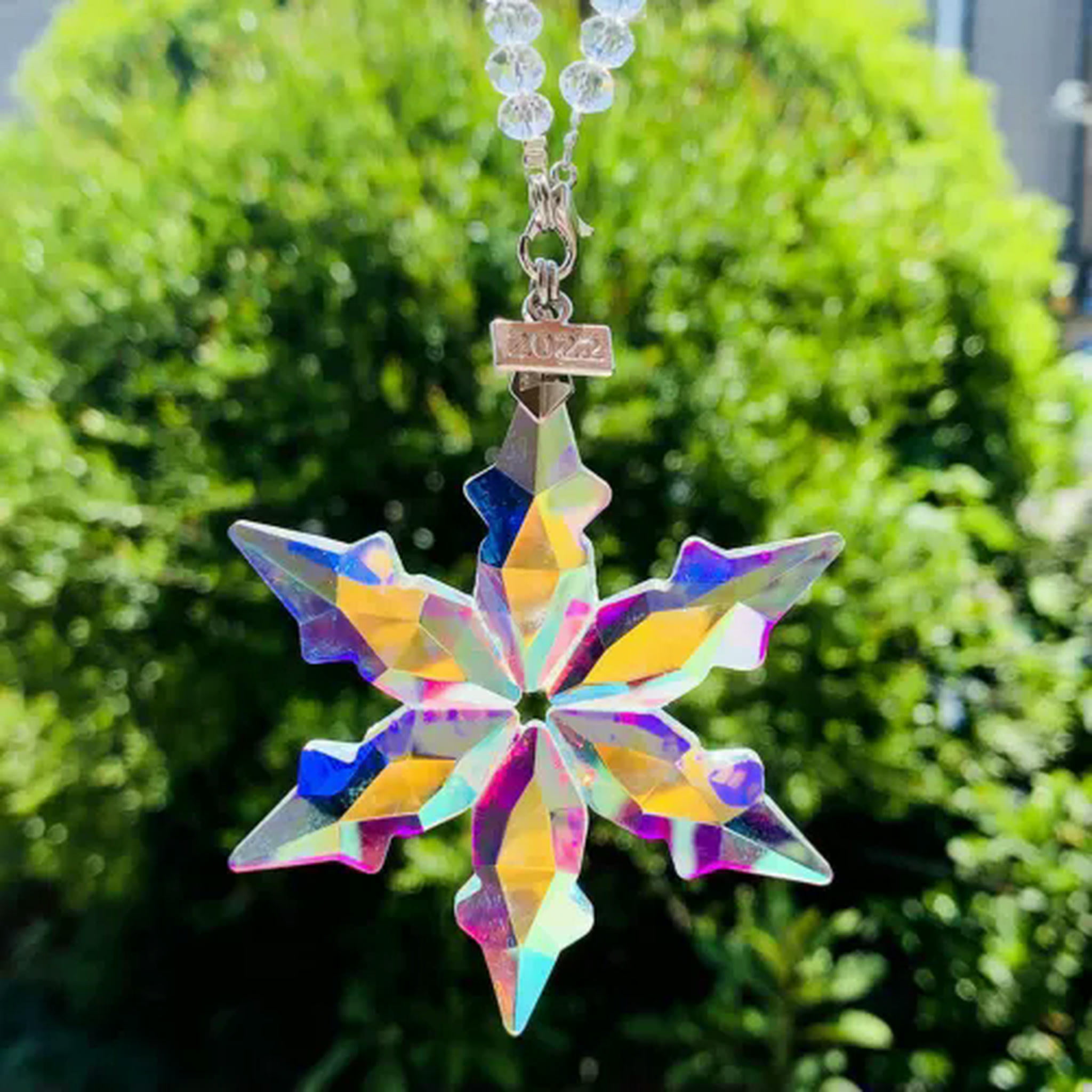 GAVONO Feng Shui Snow Car Hanging Chandelier Pendant Faceted Prism ...