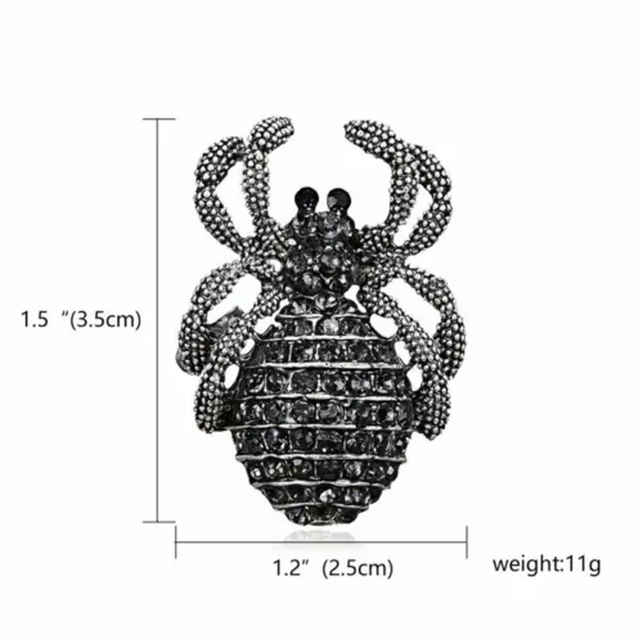 GAVONO Insects Enamel Animal Brooch Pins Cartoon Beetle Spider Lapel ...