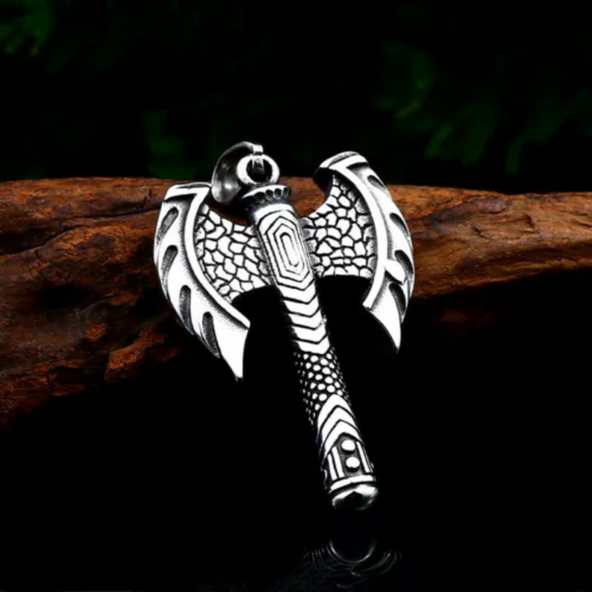 GAVONO Mens Gothic Punk Skull / Cross / Viking Axe / Star of David ...