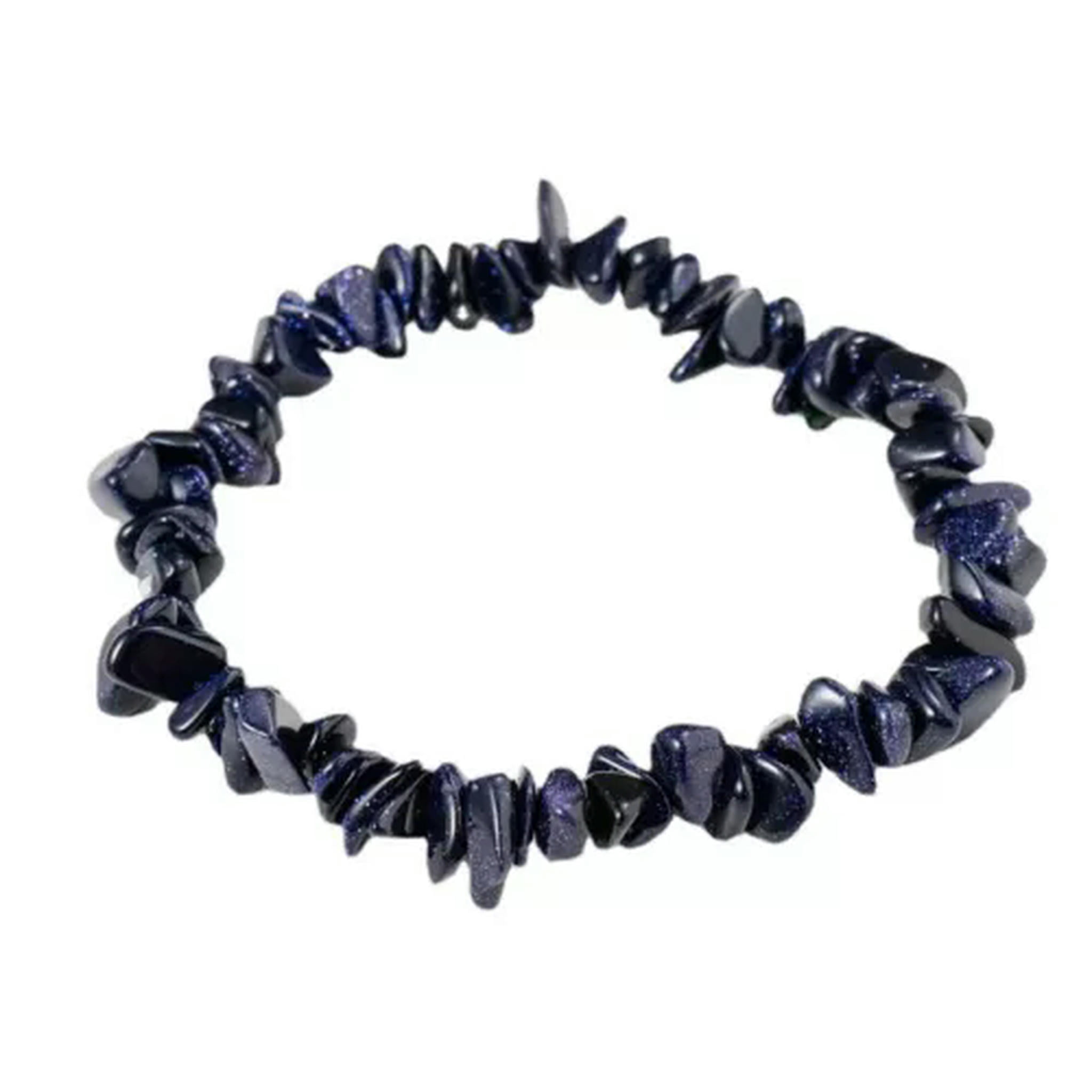 GAVONO Natural Healing Quartz Gravel Hand Strings Crystal Gems Stretchy ...