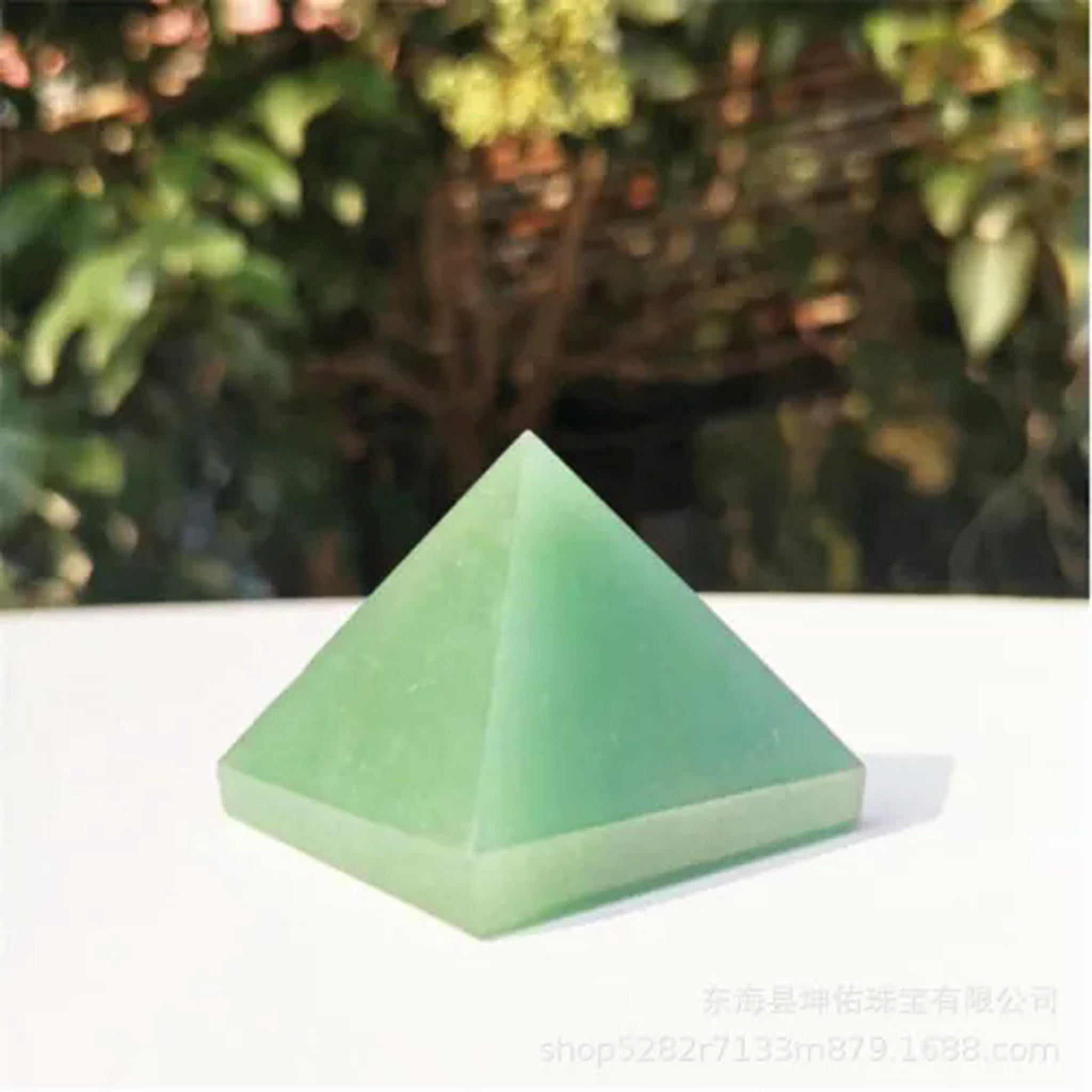 GAVONO Natural Quartz Crystal Egyptian Pyramid Chakra Reiki Mineral ...