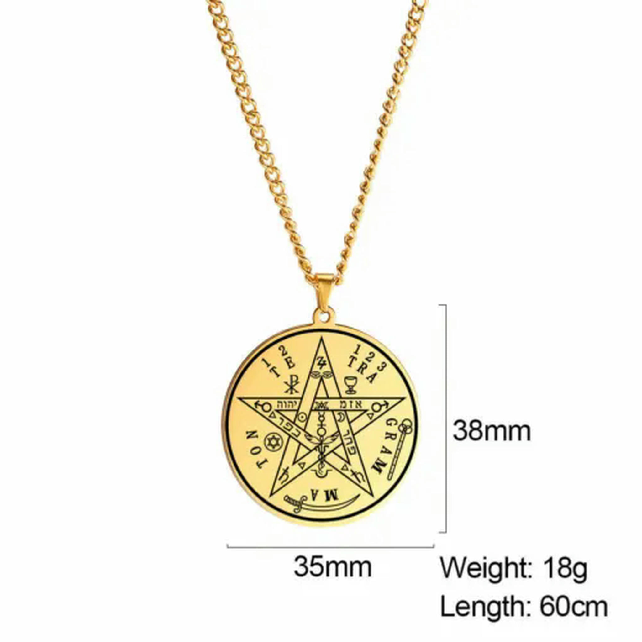 Seal Of Solomon Pendant Amulet 3rd Pentacle Of Mars, Seal Of Solomon ...
