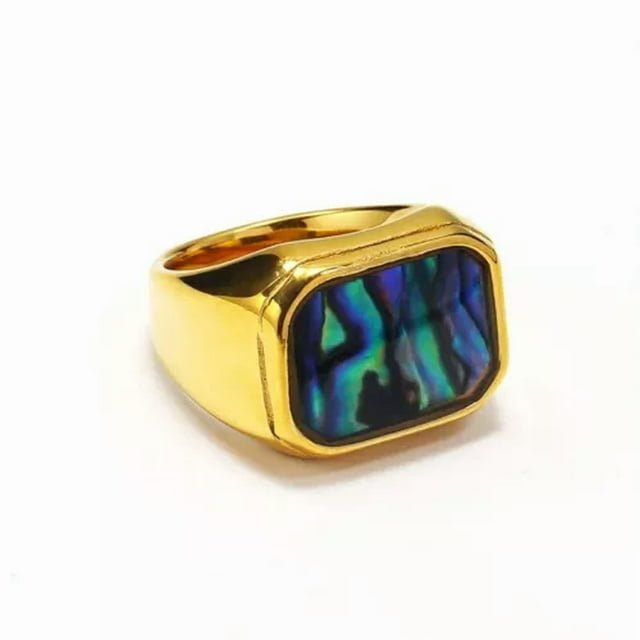 GAVONO Versatile Minimalist Abalone Sea Shell Stainless Steel Square ...