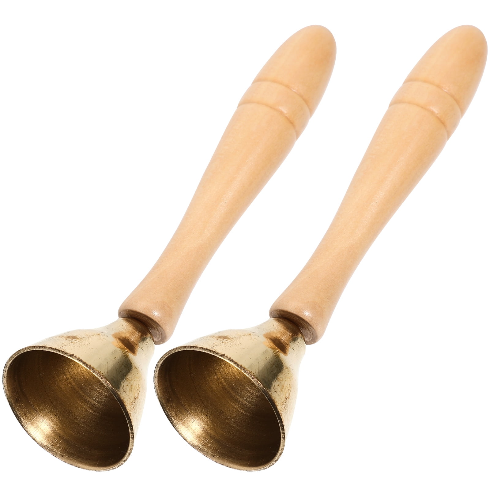 GAXIRE Handheld Bell Toys Copper Promote Musical Abilities Parent-Child ...