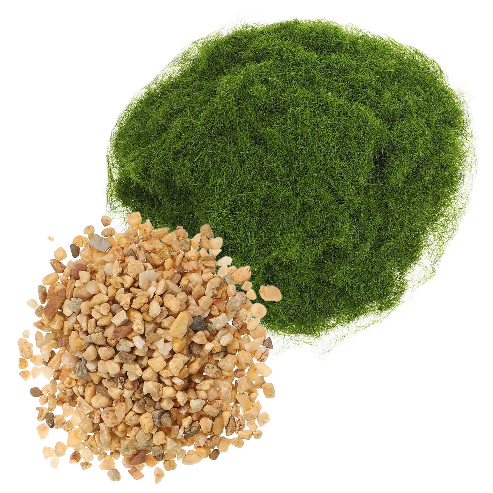 GAXIRE 1 Set Artificial Grass for Crafting Grass Terrain Powder Stone ...