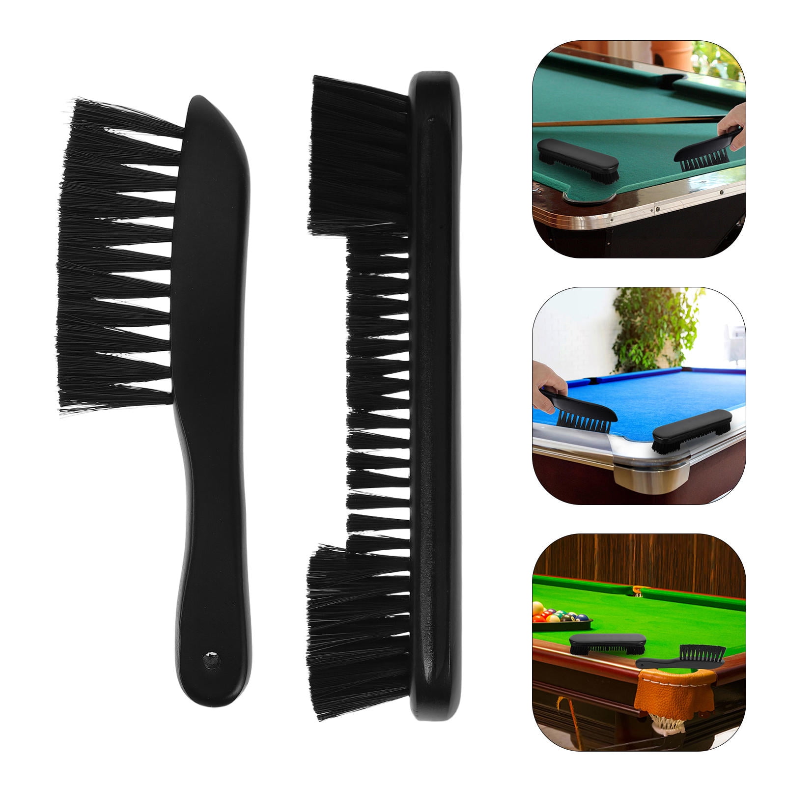 GAXIRE 1 Set Billiards Pool Table Brush Nylon Wood Cleaning Accessory ...