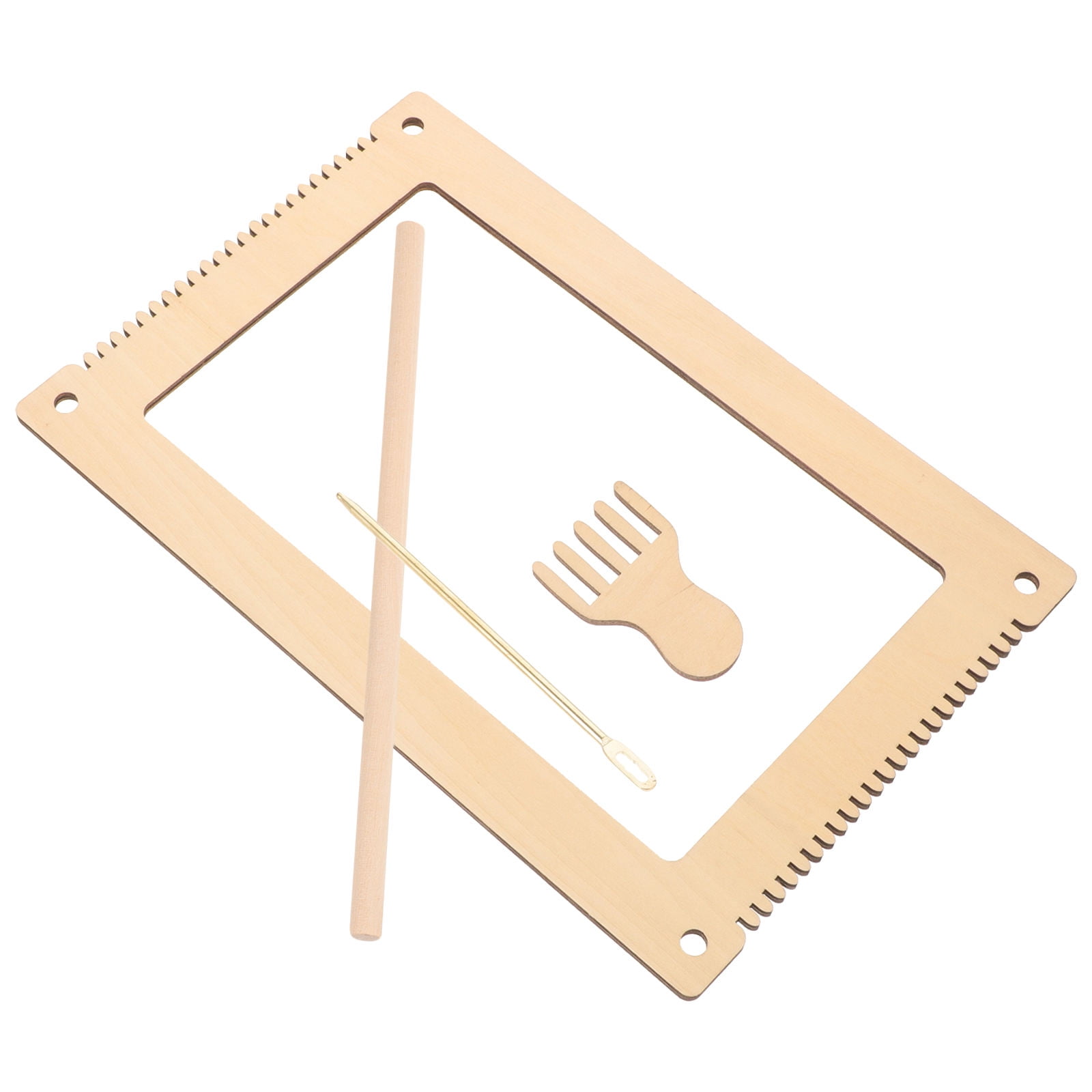 GAXIRE 1 Set Diy Wooden Weaving Kit For Weaving For Early Safe For ...