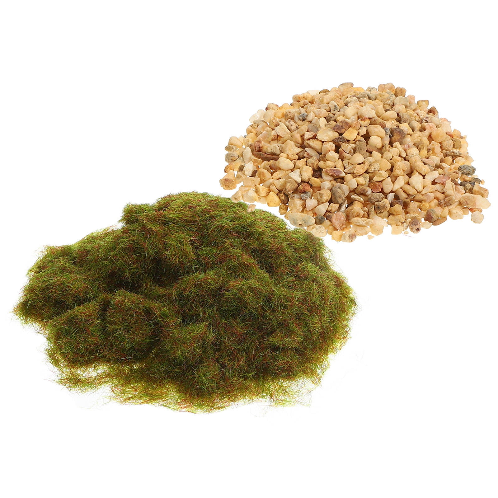 GAXIRE 1 Set Grass Terrain Powder Stone for Terrariums Green Granular ...