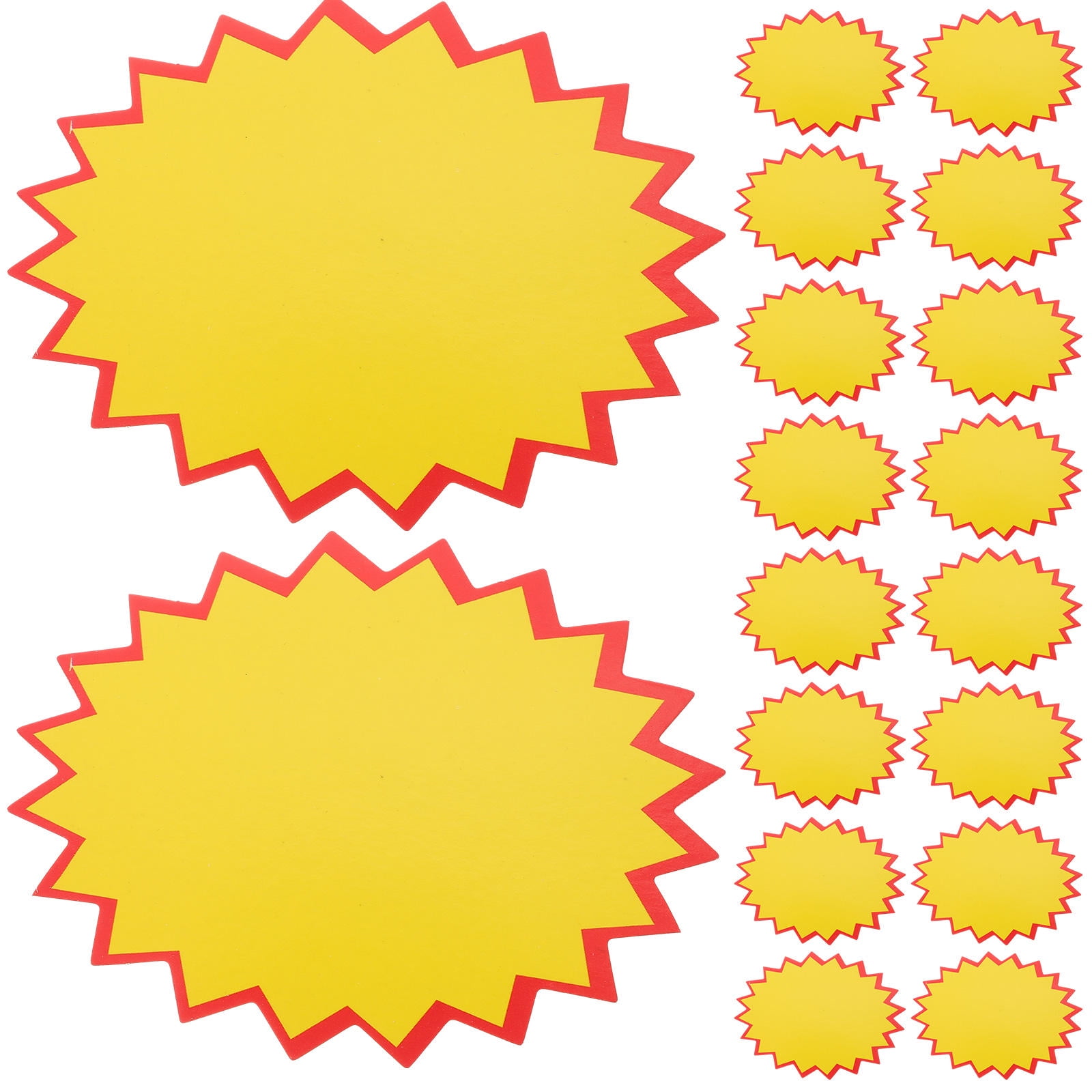 GAXIRE 100 Sheets Retail Price Tags Yellow Cardstock for Business ...