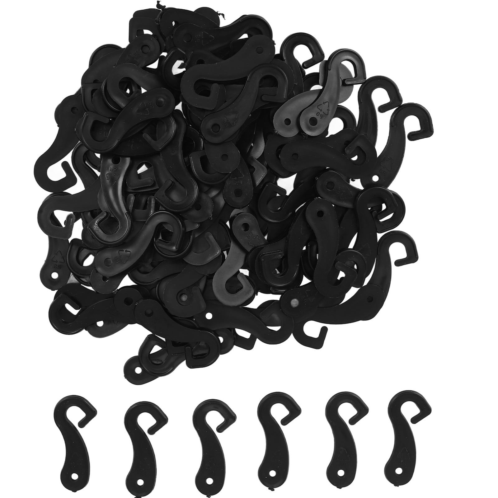 GAXIRE 100Pcs Hanger Hooks for Retail Settings Home Users Display ...