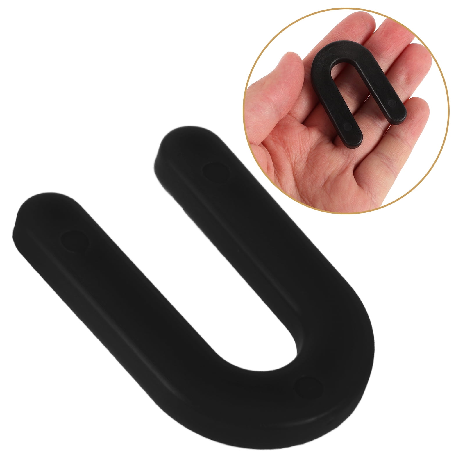GAXIRE 100Pcs U Shape Plastic Tile Spacers for Home Renovation Black ...