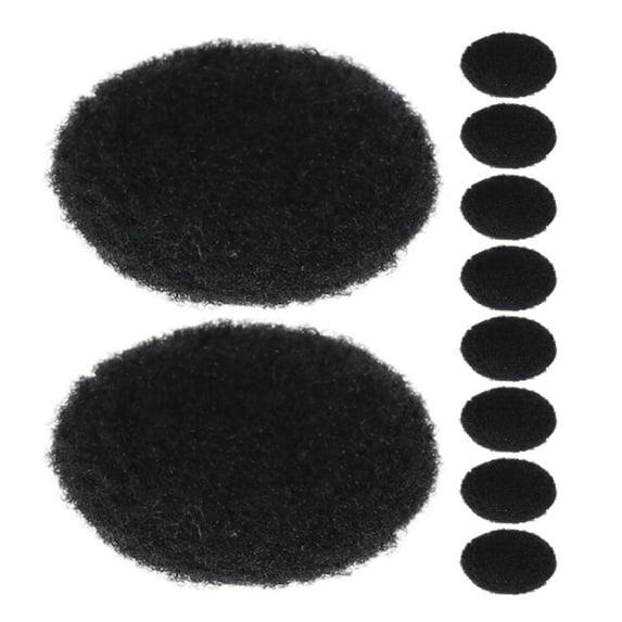 GAXIRE 10Pcs Black Cloth Covered Buttons for Suits with Handcrafted ...