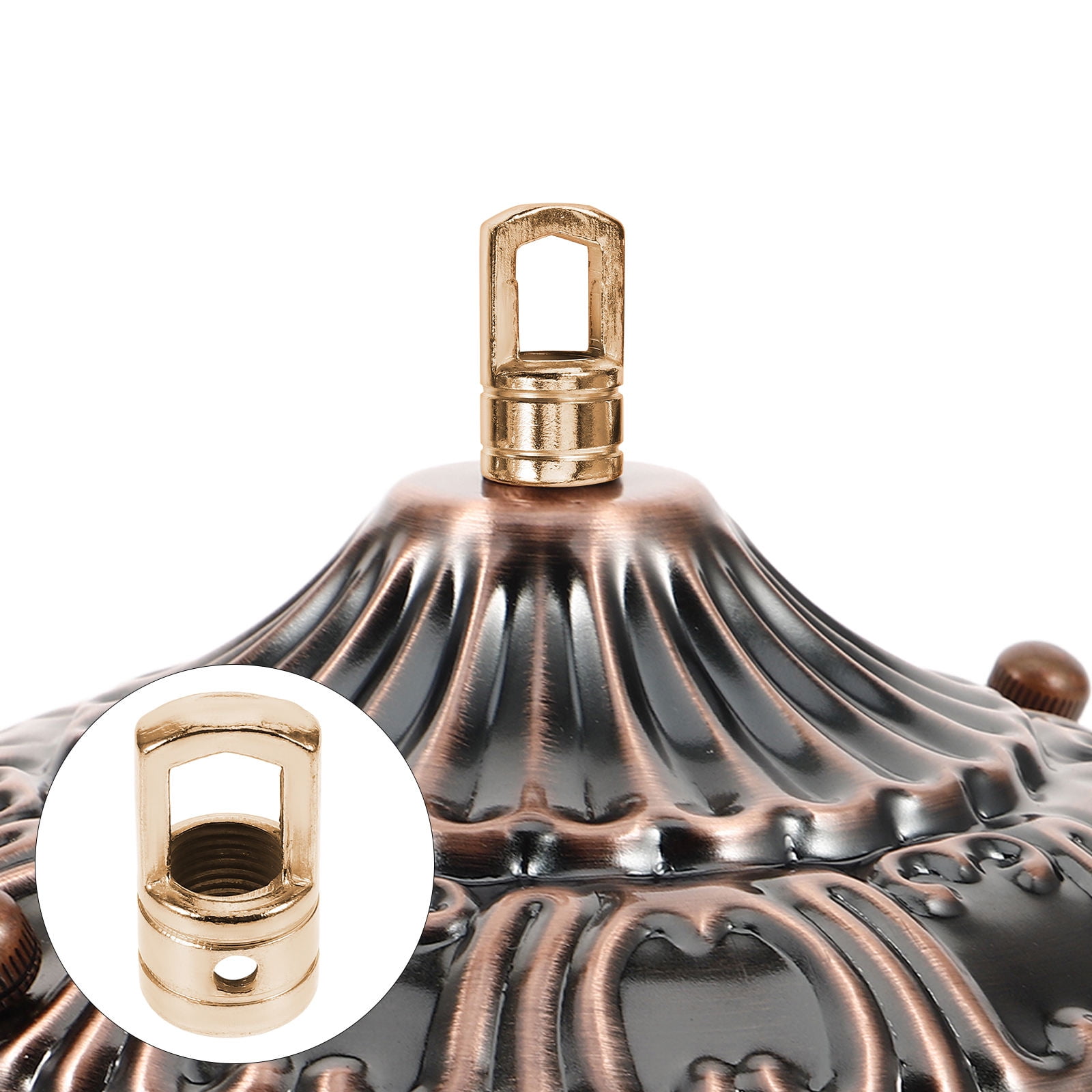 GAXIRE 10Pcs Ceiling Hanging Loop Iron Circular for Pendant Lamp Parts ...