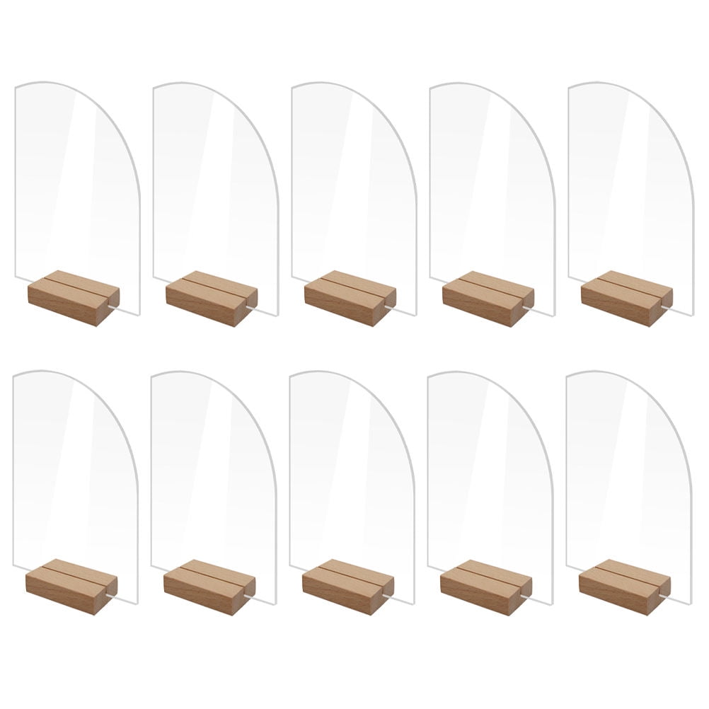 GAXIRE Wedding Place Cards For Table Setting Acrylic 10Pcs 3.54X0.98X2 ...