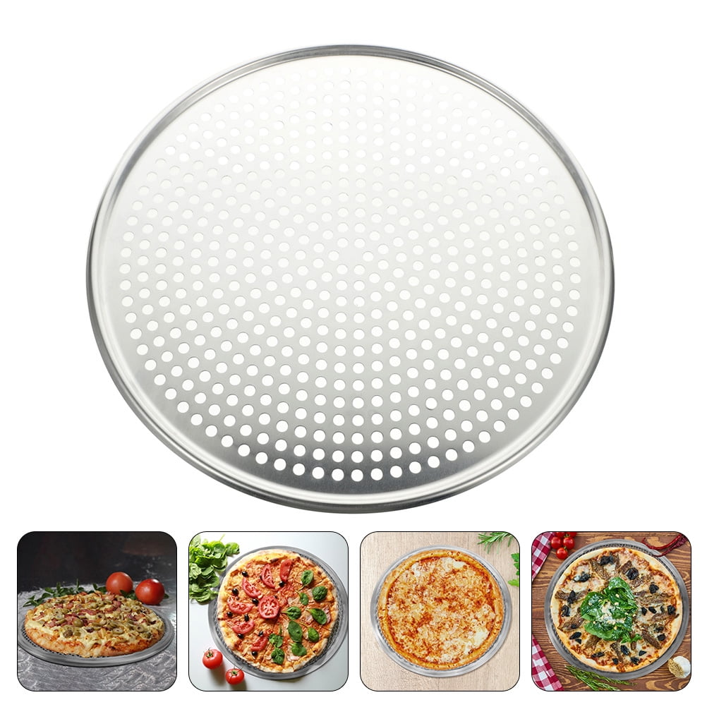 GAXIRE 14inch Aluminum Pizza Screen With Holes, Aluminium Alloy Pizza ...