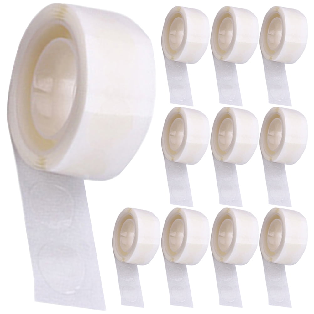 GAXIRE 18 Rolls Clear Dot Stickers for Poster Use Round Latex Self ...