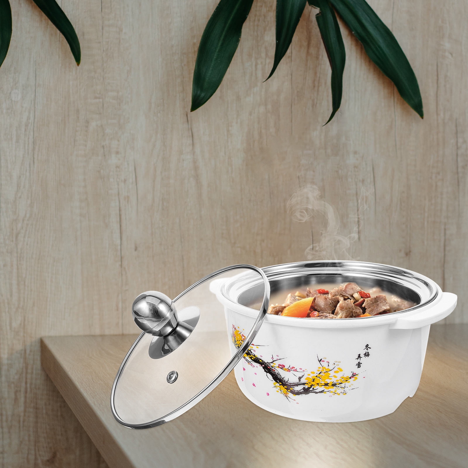 GAXIRE Small Stainless Steel Hot Pot with Lid, Assorted Colors, Stove ...
