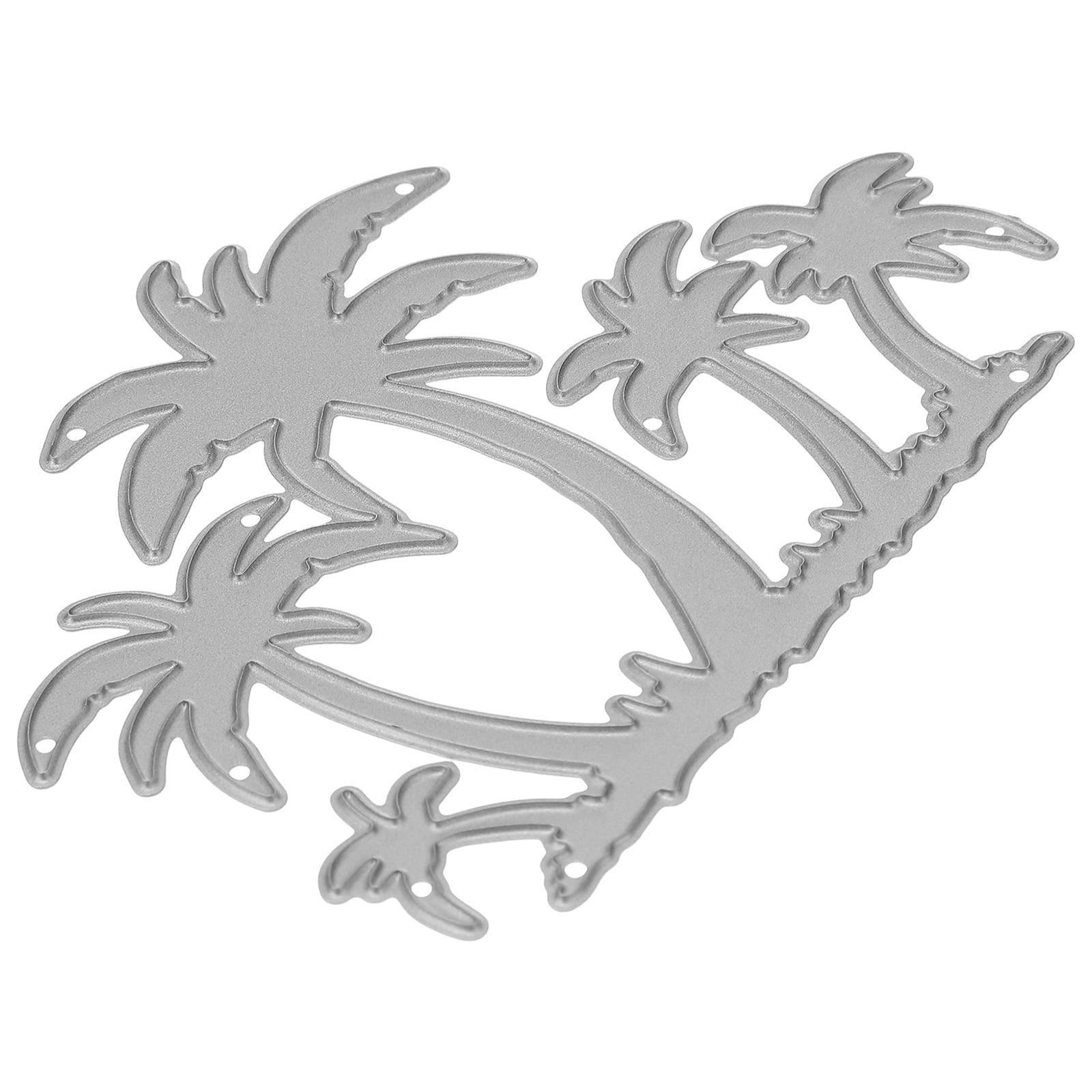 GAXIRE 1Pack Diy Craft Stencil Coconut Tree Shape Carbon Steel ...