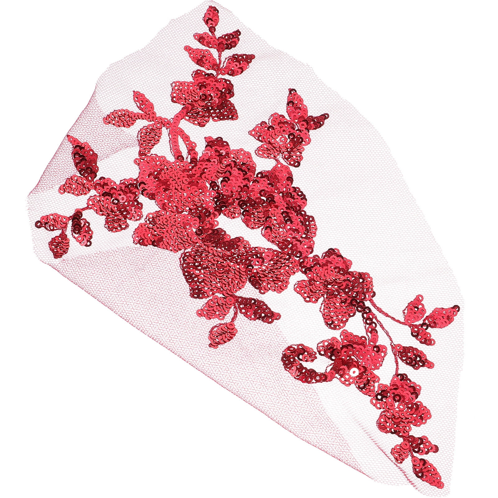 GAXIRE 1Pack Flower Iron On Applique for Clothing and DIY Projects ...