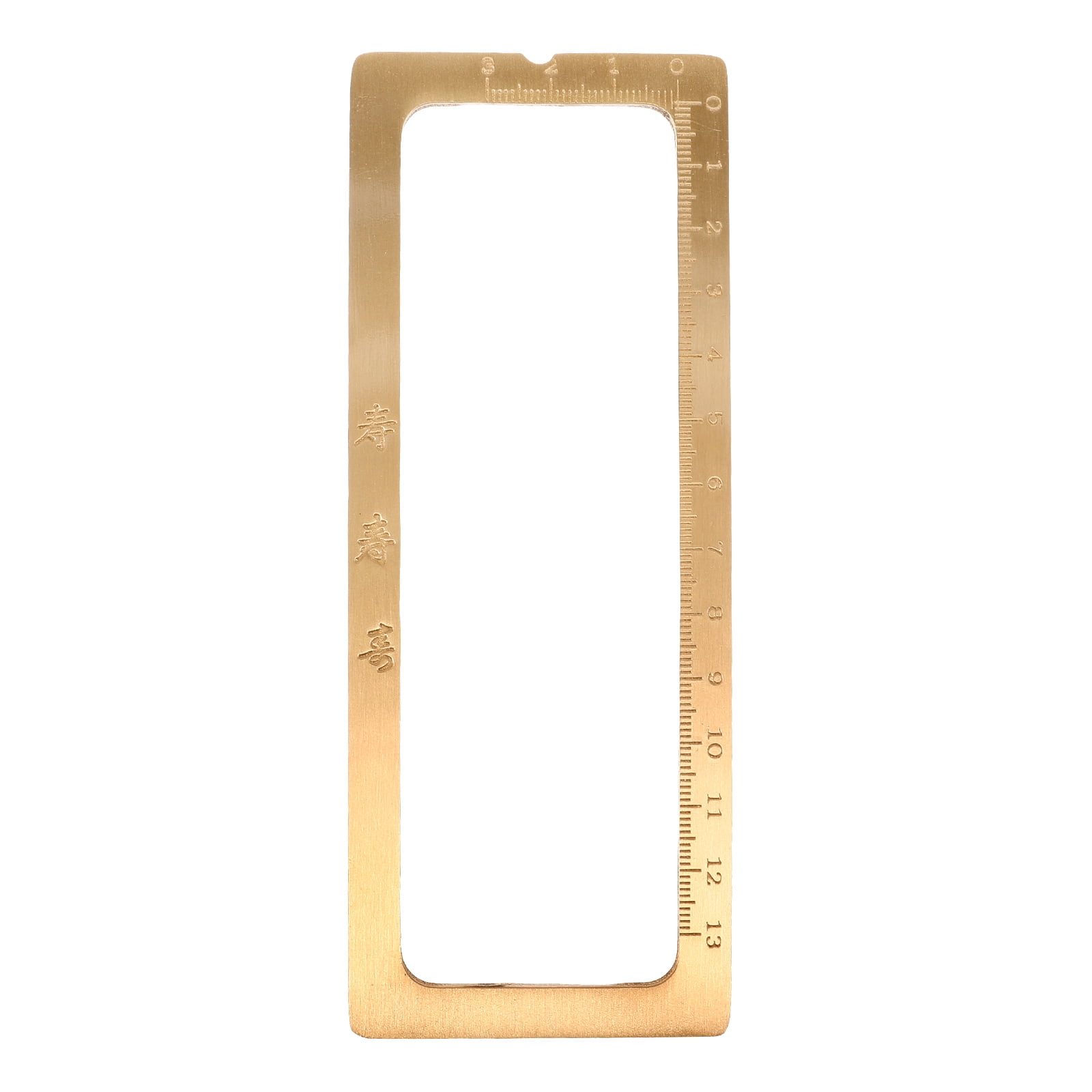 GAXIRE 1Pack Golden Brass Rectangular Paperweight for Calligraphy ...