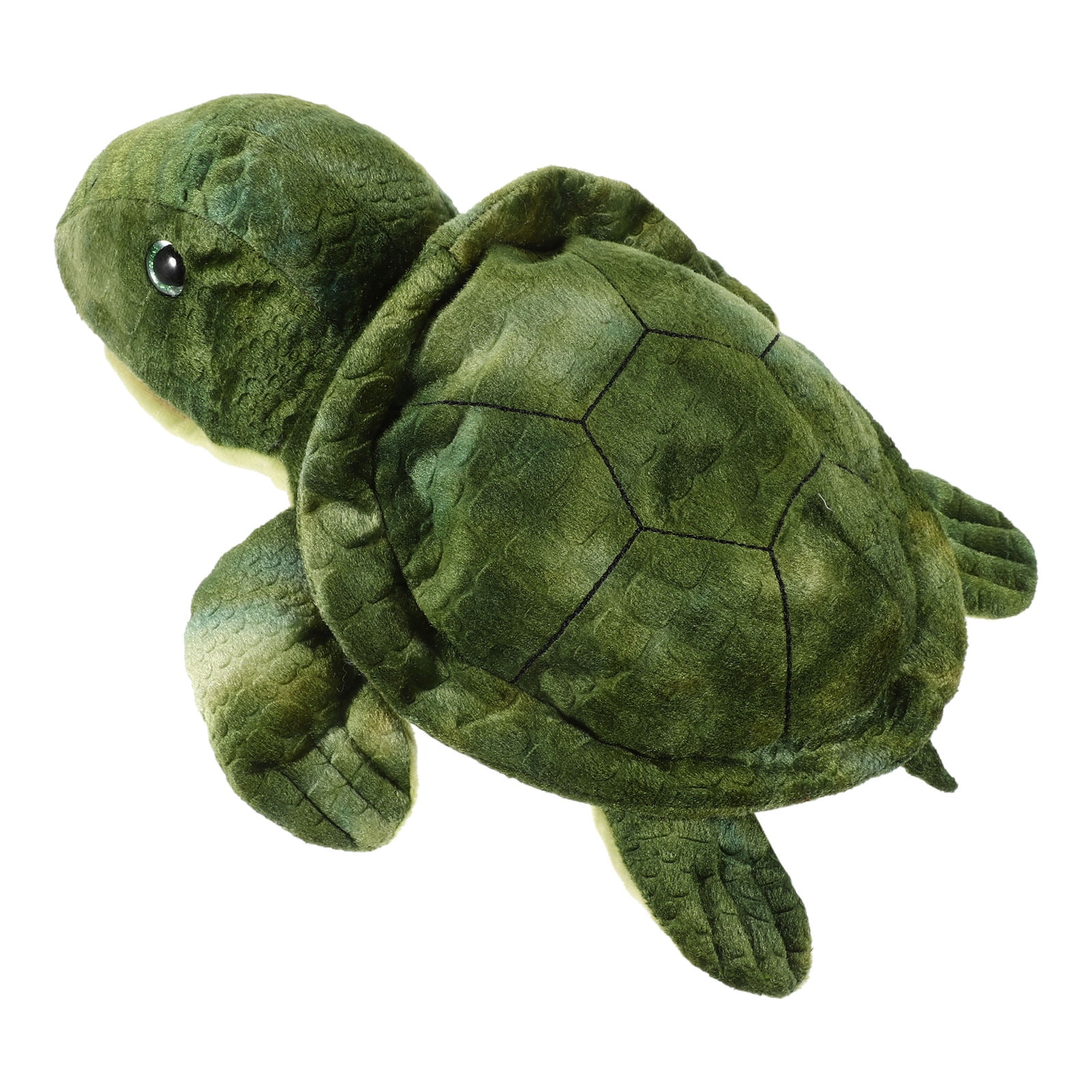 GAXIRE Green Plush Turtle Hand Puppet for Imaginative Storytelling and ...