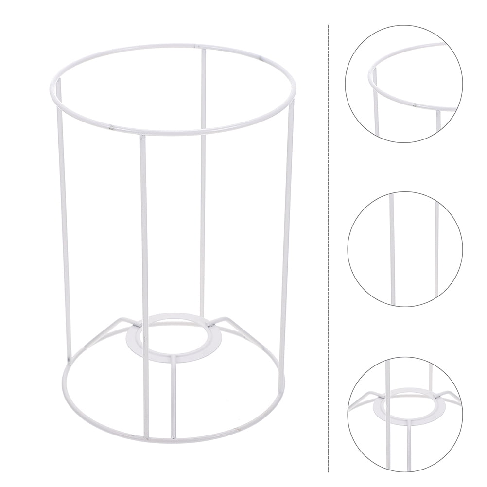 GAXIRE Lamp Holder Bracket Metal Diy Lamp Cover Frames White 1Set 10 ...
