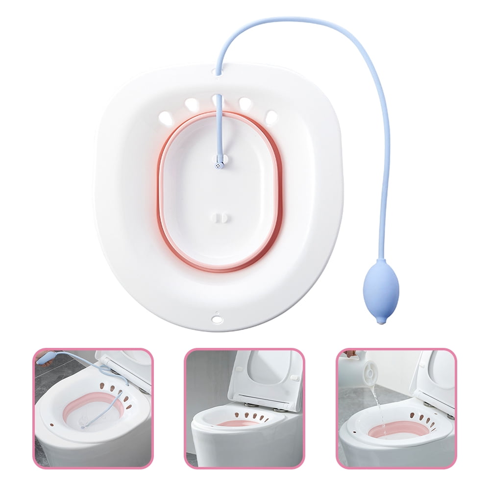 GAXIRE 1Pack Light Blue Sitz Bath Postpartum Women Smooth Inclined ...