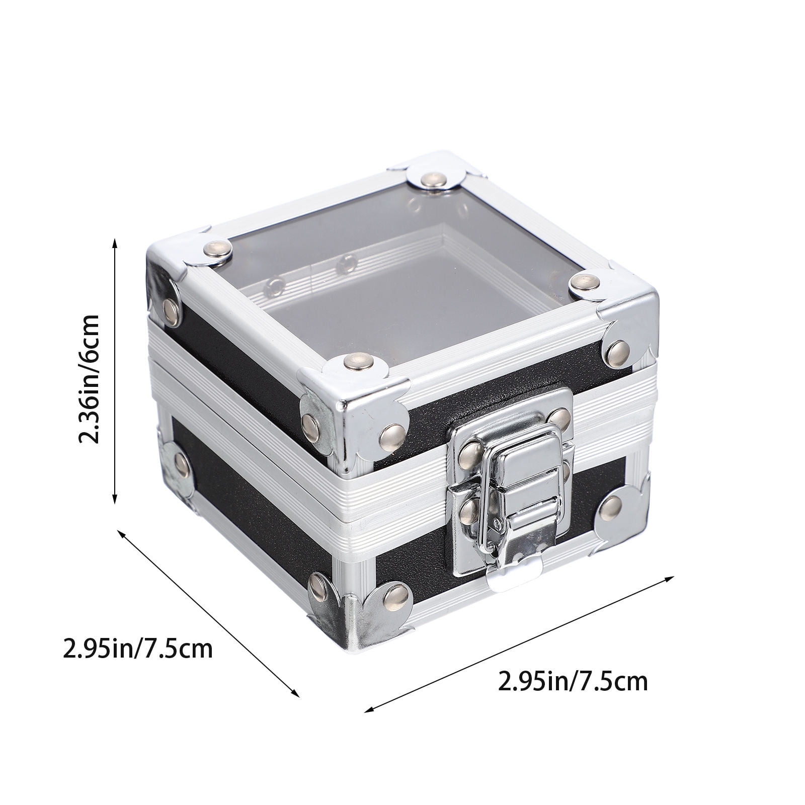 GAXIRE 1Pack Manicure Tool Display Box 7.5x7.5cm PVC Organizer For Nail ...