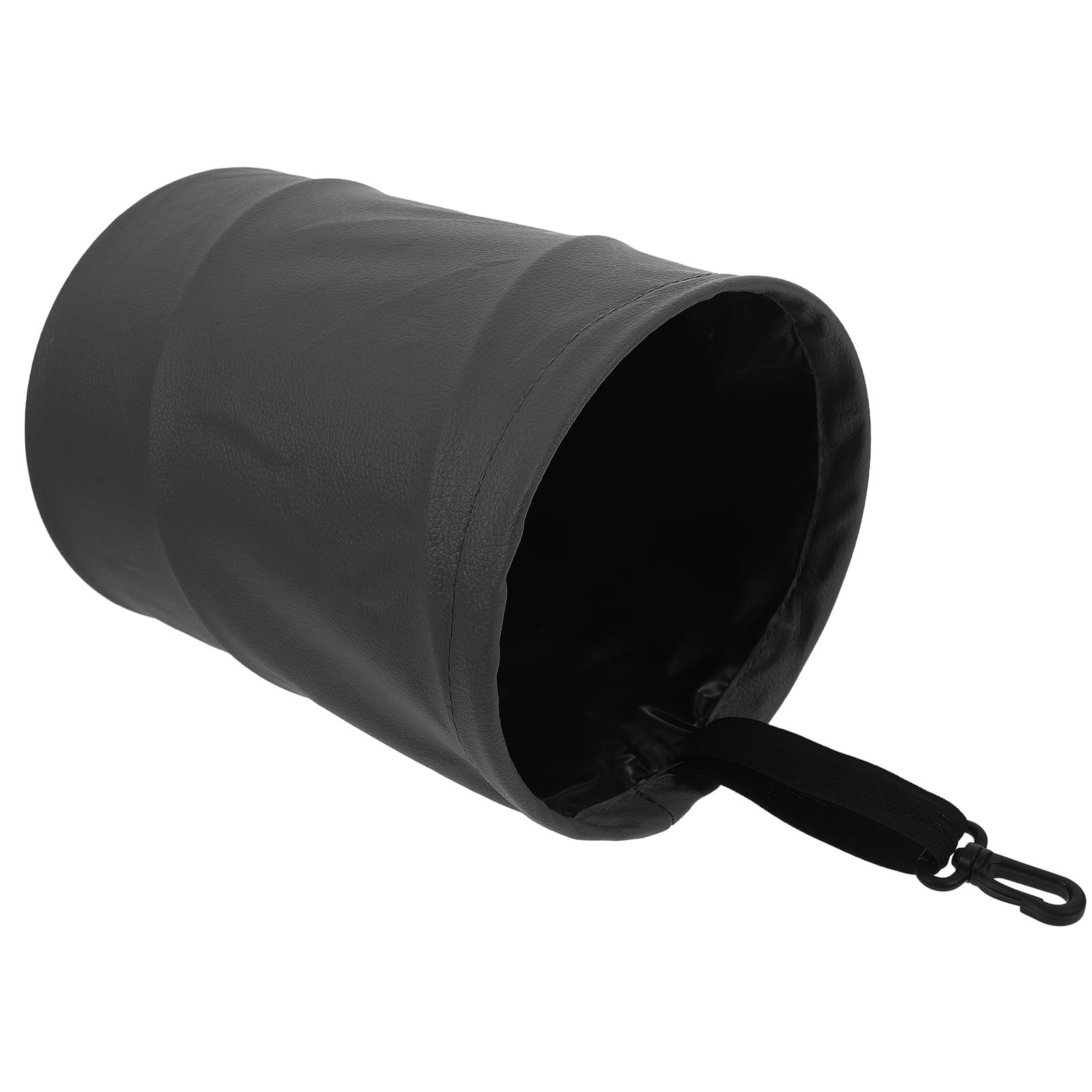 GAXIRE 1Pack Minimalist Style Trash Bag for Car Use Black Artificial ...